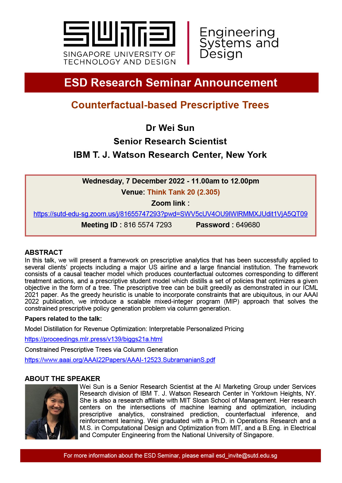 Congratulations to Professor Zhou Jianying for being named as 2022 ACM ...